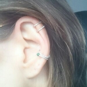 Pure Titanium Ear Cuff Cartilage Earring for Non Pierced Ear - Etsy