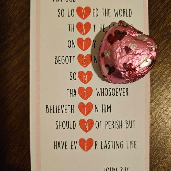 Digital Printable Bible Verse Valentine Scripture Jesus Christ Love ...