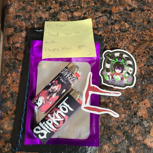 Slipknot Nu Metal Band Lighter Set - Rock Music, Hardcore, Scream, Emo ...