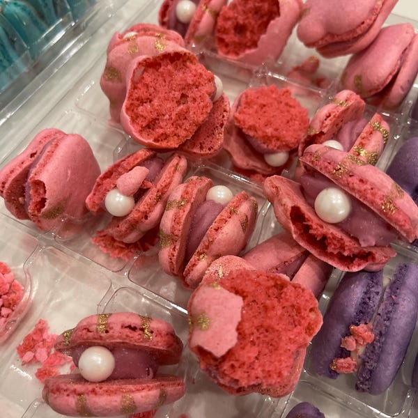 Customizable Seashell Macarons - Etsy