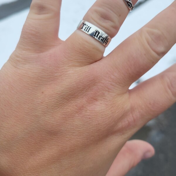 Mickey Mouse Ring Sterling Silver Ring Signet Ring Mickey Ring Engraved ...