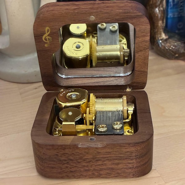 Custom Melody Music Box With Personalized Engravings and Customizations ...