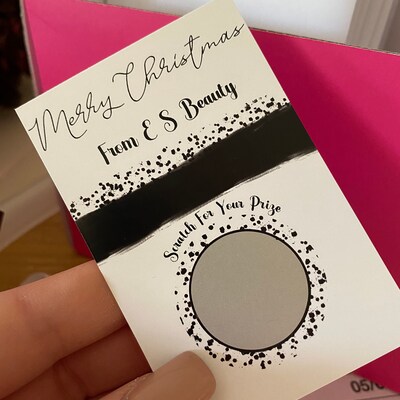 Personalised Custom Scratch Card, Discount Card, Offer Cards - Etsy