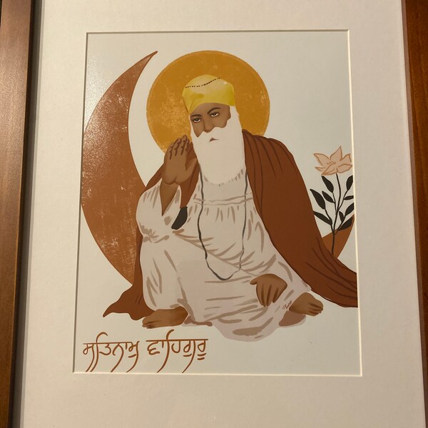 Guru Har Rai Ji I Sikhart Print I Sikh Guru Wall Art Poster I Punjabi ...
