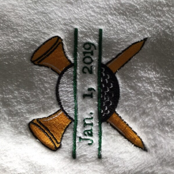 Golf Ball Split Machine Embroidery Digitized Design Filled Sport ...