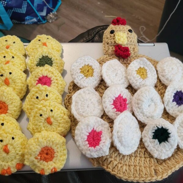 Chicken Memory Crochet Pattern English Pdf. Original Stitchedbyshari ...