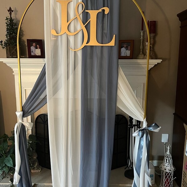 Wedding Initials Sign | Wedding Wood Monogram | Wood Cut Out | Large ...