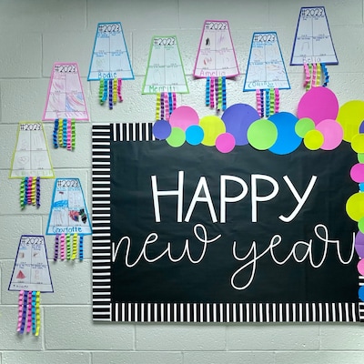 Modern Checkered Classroom Door Decor Kit Back to School - Etsy