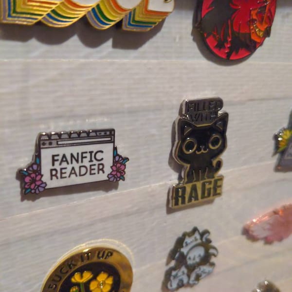 Fanfic Pin, Fandom Enamel Pin, Anime Enamel Pin, Fanfic Reader Enamel ...