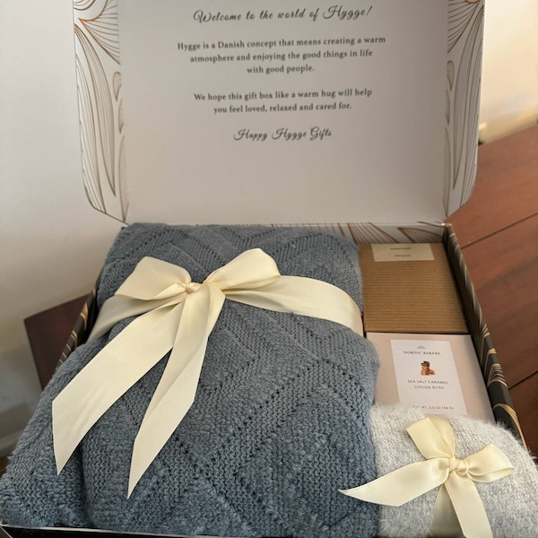 Soothing Sympathy Gift Baskets With Blanket, Candle & Socks | Self Care ...