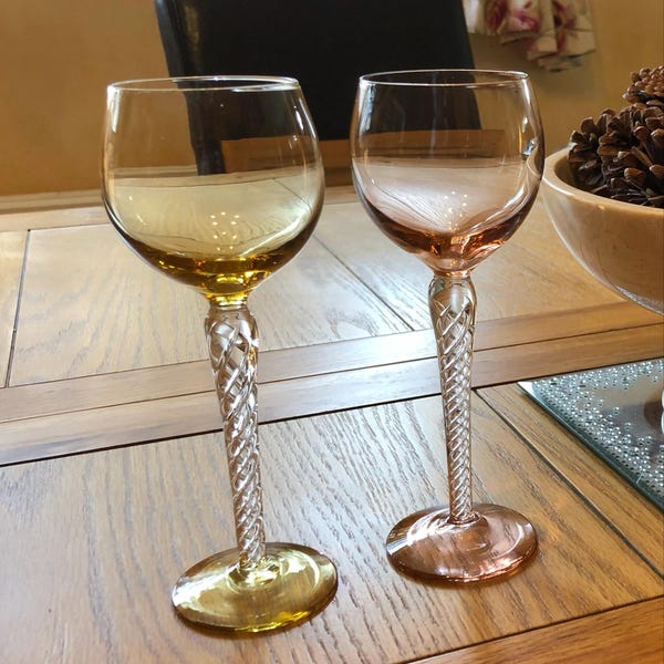 A Set of 5 Vintage Stuart Crystal Port or Sherry Glasses in Ludlow ...