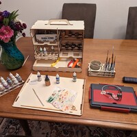 Paint Storage Rack for Model Painting Compatible With Several - Etsy Canada