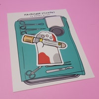 Quit Fibbin' - Medical Pun Vinyl Sticker Die Cut Waterproof Stickers ...