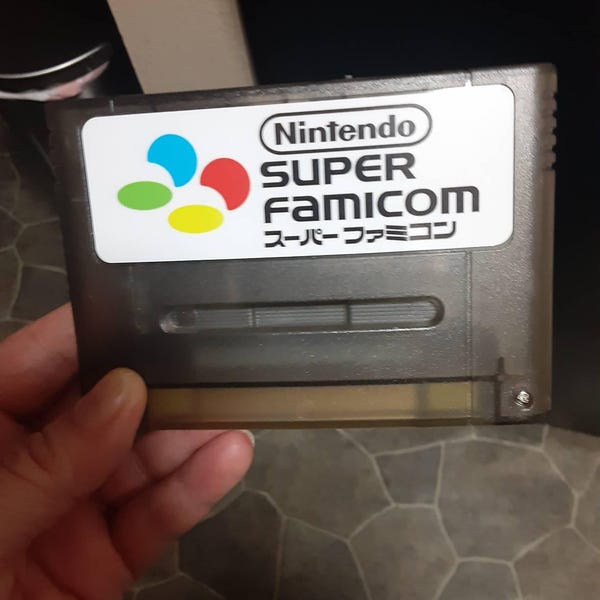 Super Famicom Cartridge Game Replacement Labels. Replace Your Game ...