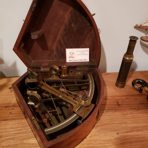 Antique Microscope by Carl Reichert, Professional Standard Japanned ...