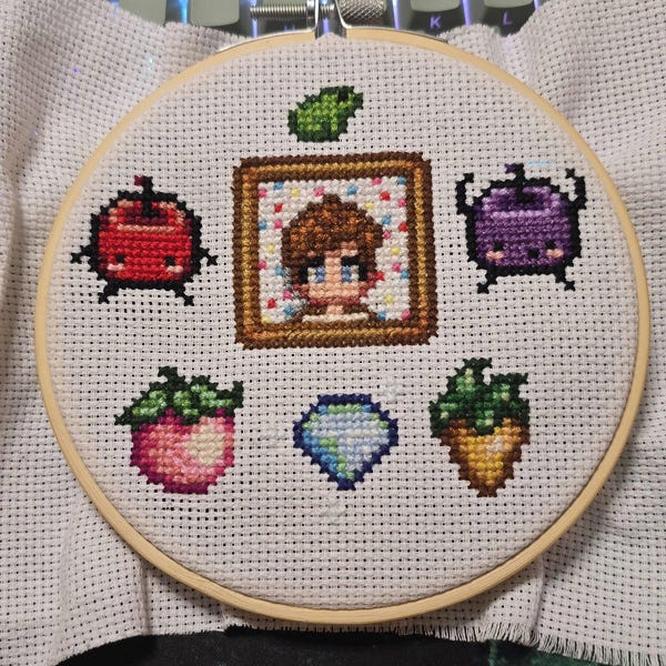 Digital Download Stardew Valley Cross Stitch Pattern Books Collection ...