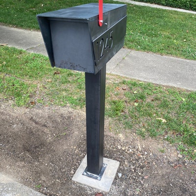 Modern Summit Mailbox Heavy Duty Industrial Custom - Etsy