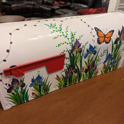 Large Handmade Mailbox, Custom Hand Painted, Colorful Talavera Mexican ...