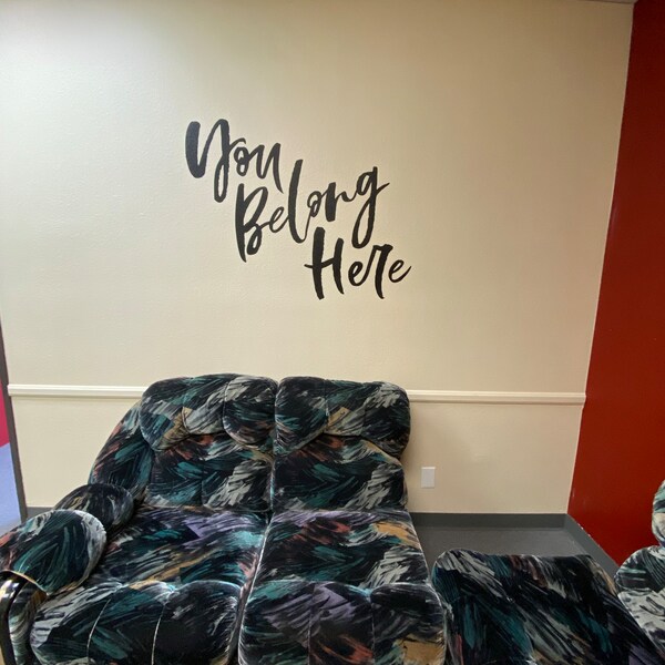 Vinyl Wall Art Decal | "you Belong Here" | Classroom ~ Children ~ Kids ...