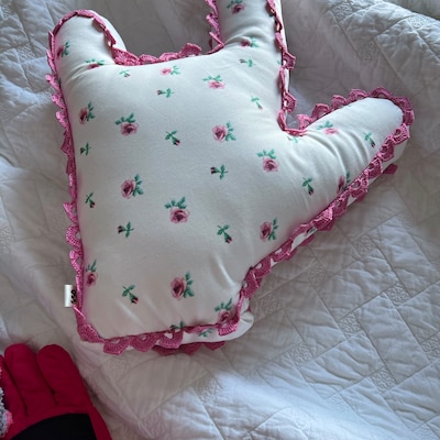 ASL ILY Pillow I Love You Hand Shape // Black With Multi-colored ...
