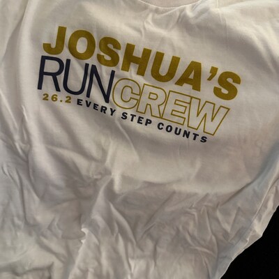 Custom Running Crew T-shirt, Family Matching Shirts, Group Spectator ...