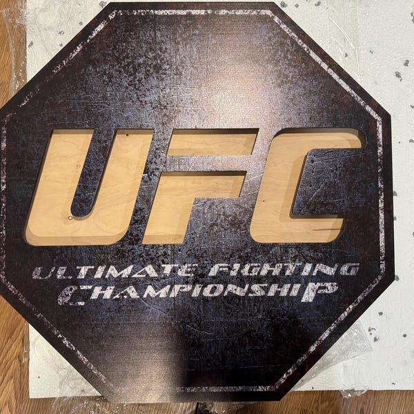 UFC Neon Sign, UFC Led Sign, Ufc Logo, Fighting Neon Sign, Boxing Neon ...
