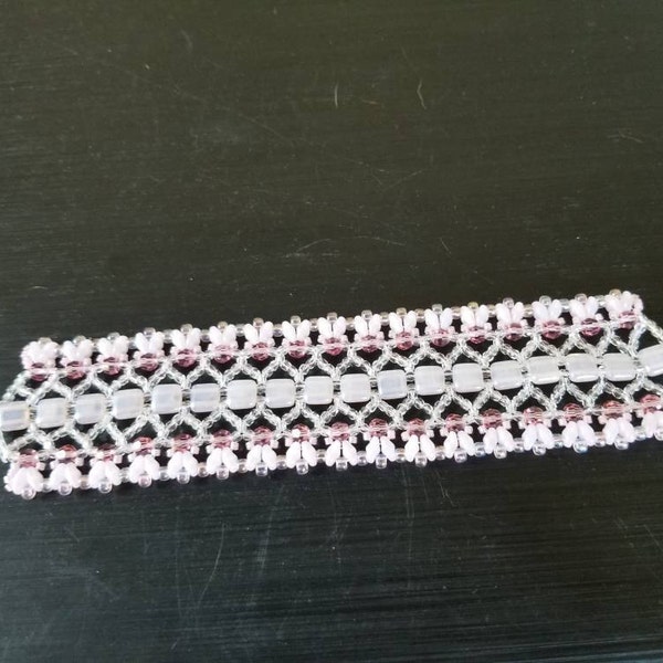 Beading Tutorial Honeycomb Bracelet - Beading Pattern, PDF, Instant ...