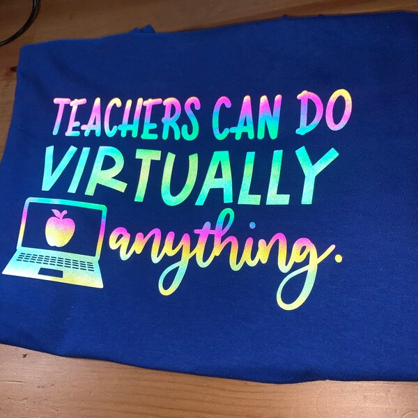Teachers Can Virtually Do Anything SVG Cut File Vinyl Decal for ...