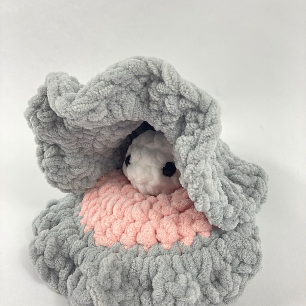 Pearl the Oyster — CROCHET PATTERN ONLY, Crochet Oyster Pattern ...