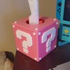 Gaming Themed Vintage Mario Tissue Box Cover for Office, Living Room ...