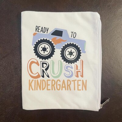 Ready to Crush Kindergarten Svg. Monster Truck Svg. Pencils Svg ...