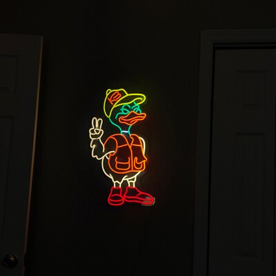 Spongebob Flower Neon Sign Flower Neon Sign Wedding Neon - Etsy