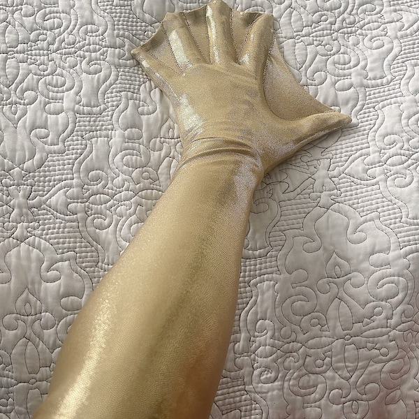 Seascape Webbed Gloves - Etsy