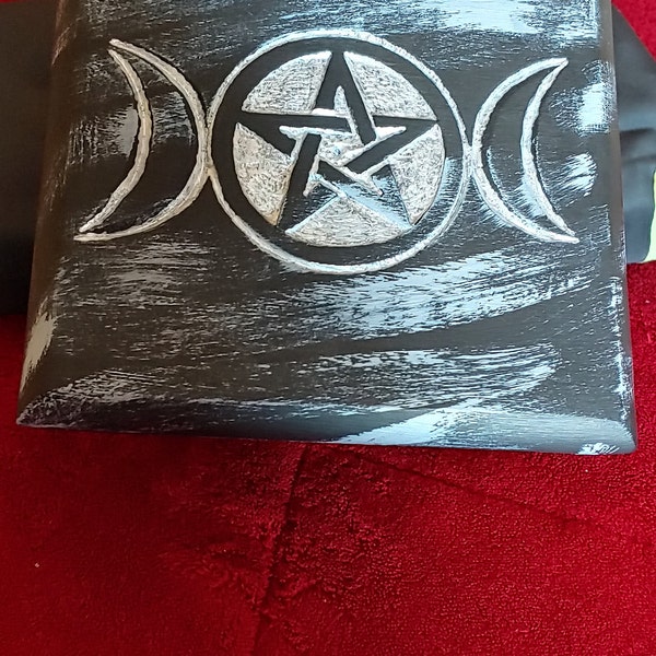 Handmade Triple Moon Alter Table Available in Multi Colors. - Etsy