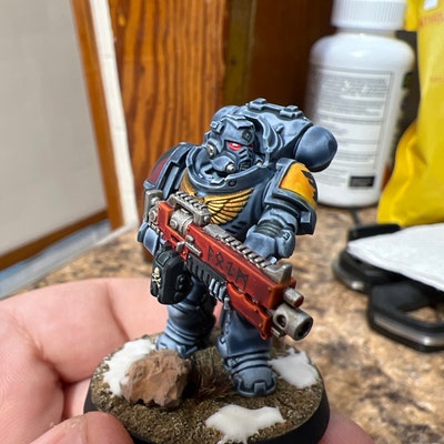 Build a Chaos Space Marine Custom Painted Space Marines Made - Etsy