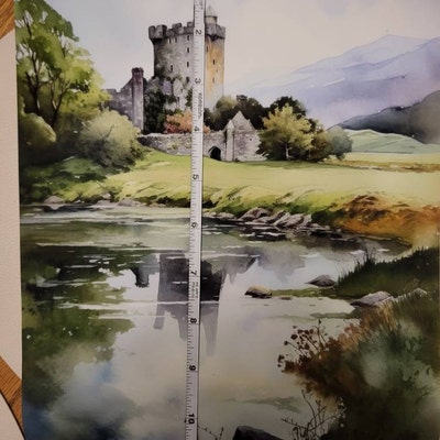 Ireland Watercolor Painting Print Poster - Etsy