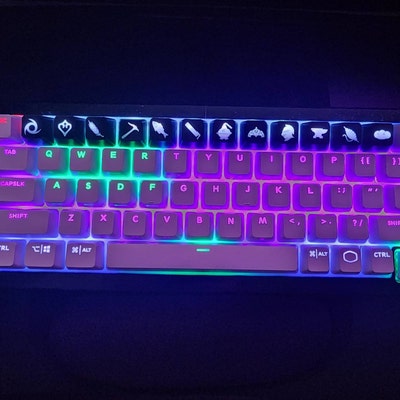 Lime Green Keycap Set 104 Pc W/ Free Custom Keycap Backlit - Etsy