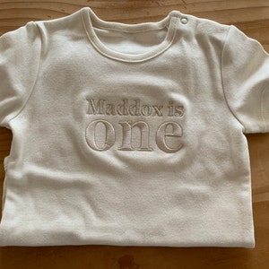 Personalised Hello World Baby Grow Embroidered Newborn Baby Gifts ...