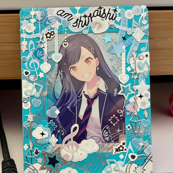 Custom Decorated Toploader | Anime Vtuber Manga Comfort Character - Etsy