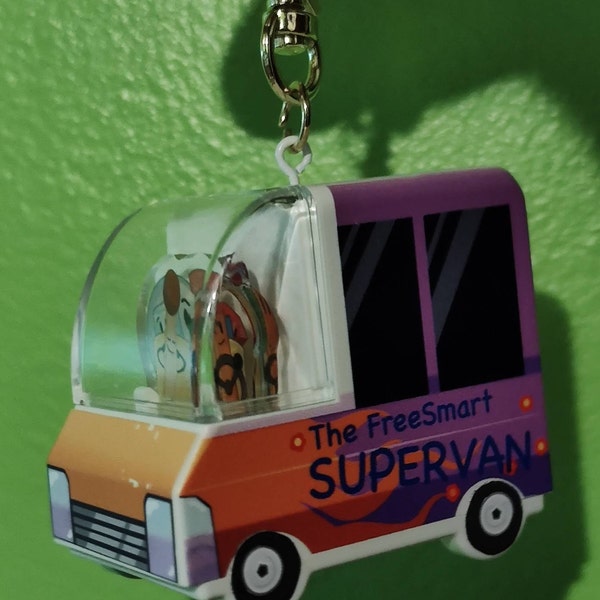 The Freesmart Super Van 3D Keychain - BFDI 2.2" - Pencil, Ruby, Match ...