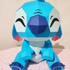 Stitch Papercraft 3D – Low Poly Template Pdf, Svg, Dxf | DIY Lilo ...