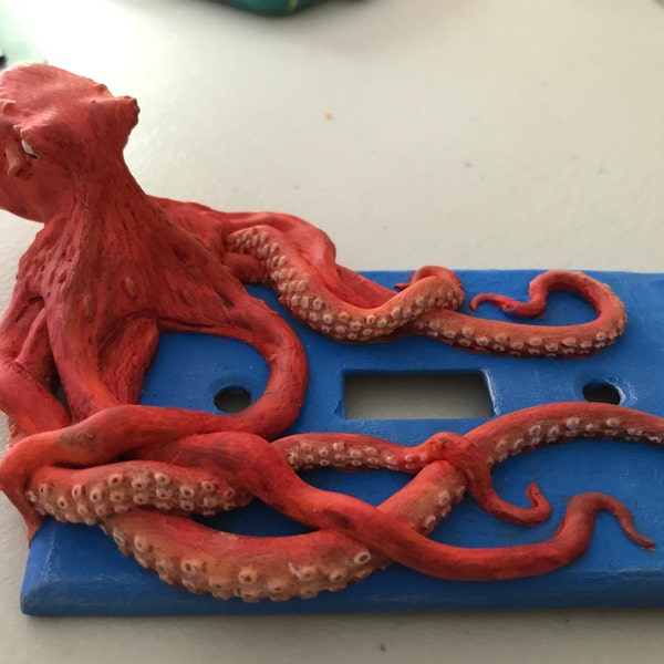 Octopus Light Switch Plate - Etsy