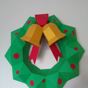 Christmas Crown,papercraft , DIY , Low Poly , PDF Papercraft ...