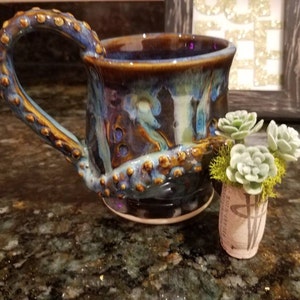 Octopus Mugs Pottery // Octopus Mugs, Octopus Gifts, Coffee Mugs, Ocean ...