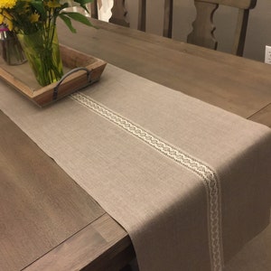 Gold Table Runner Woodland Wedding Dinner Decor White | Etsy