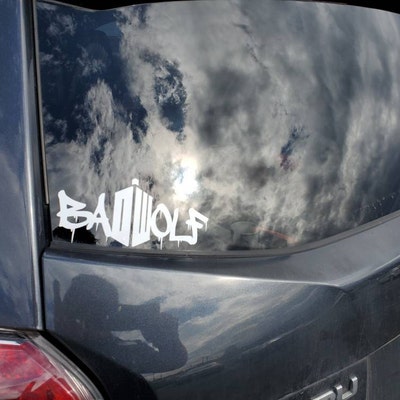 Bad Wolf Doctor Who Vinyl Sticker Car Window Door Bumper Decal DR ...