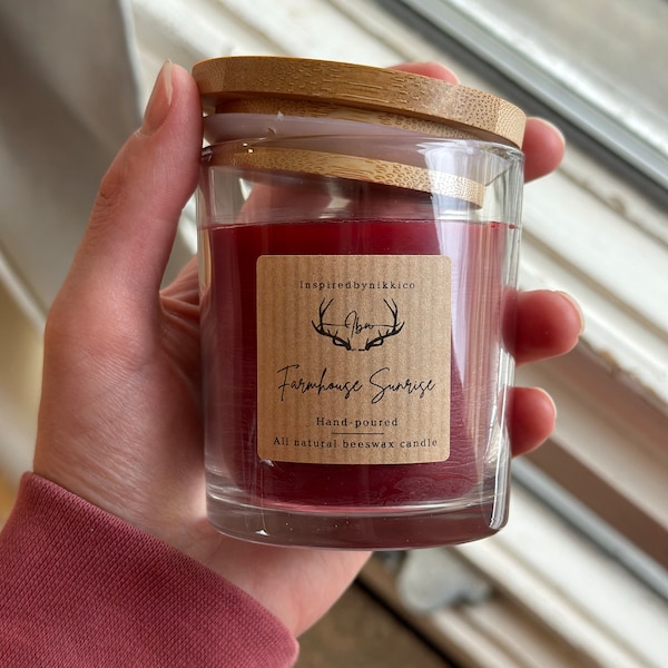 Personalised Candle Stickers for Jars, Custom Candle Label Stickers ...