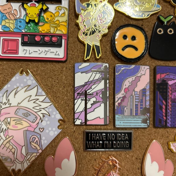 Electric Trees Power Lines Enamel Pin - Etsy