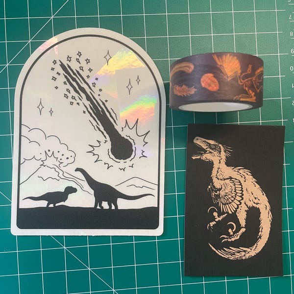 Dilophosaurus Paleo Punk Jacket Patches, Natural History Paleoart ...