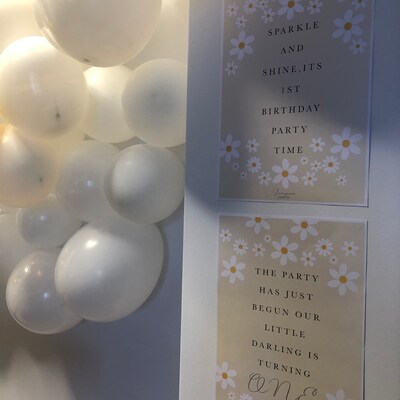 Daisy Welcome Sign Editable Template Welcome Sign Daisy - Etsy